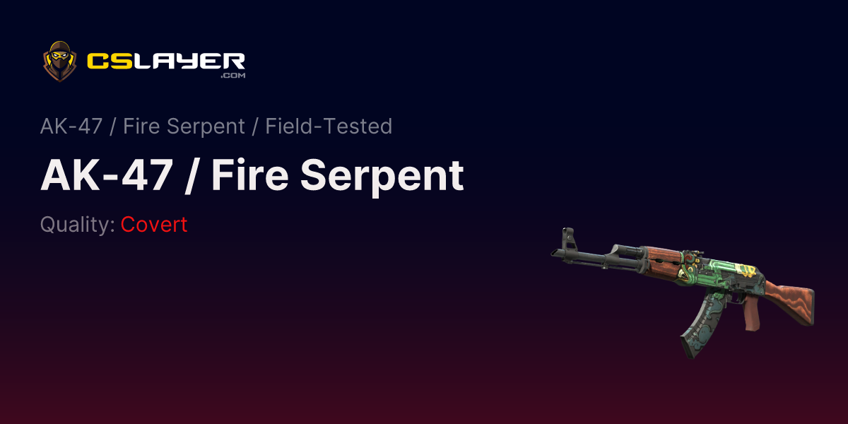 CSLayer - AK-47 | Fire Serpent (Field-Tested)