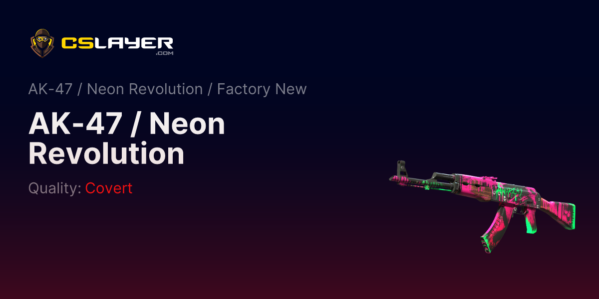 CSLayer - AK-47 | Neon Revolution (Factory New)