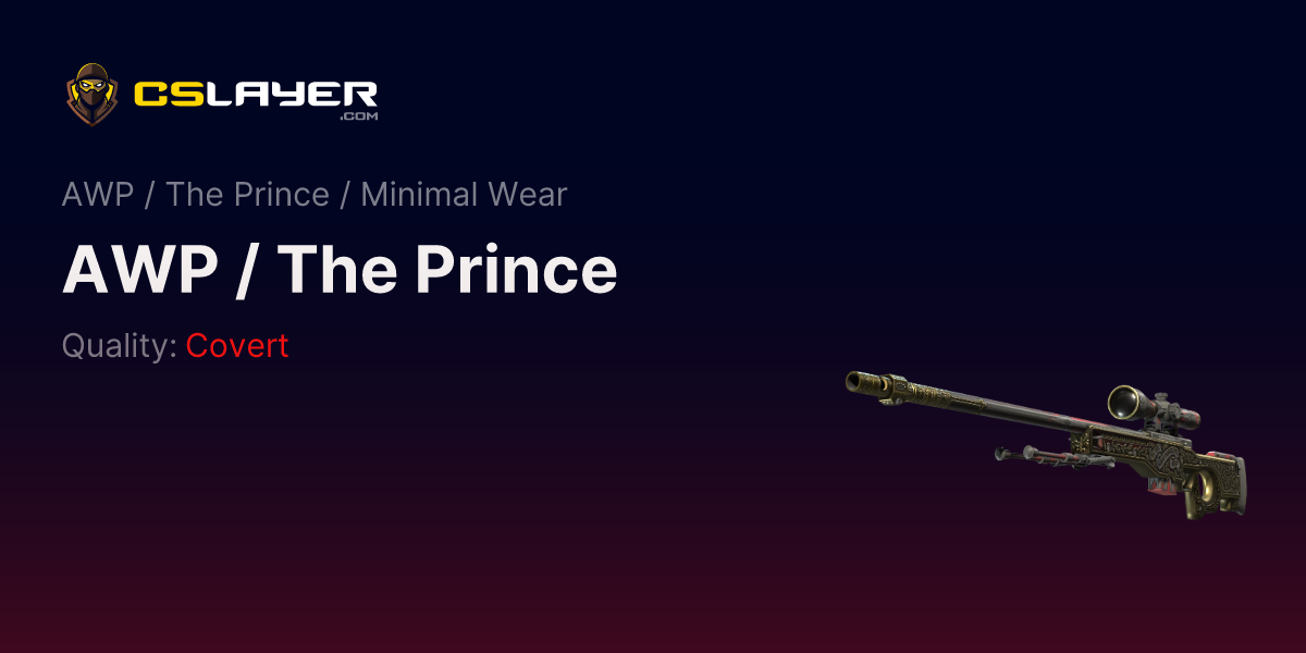 CSLayer - AWP | The Prince (Minimal Wear)