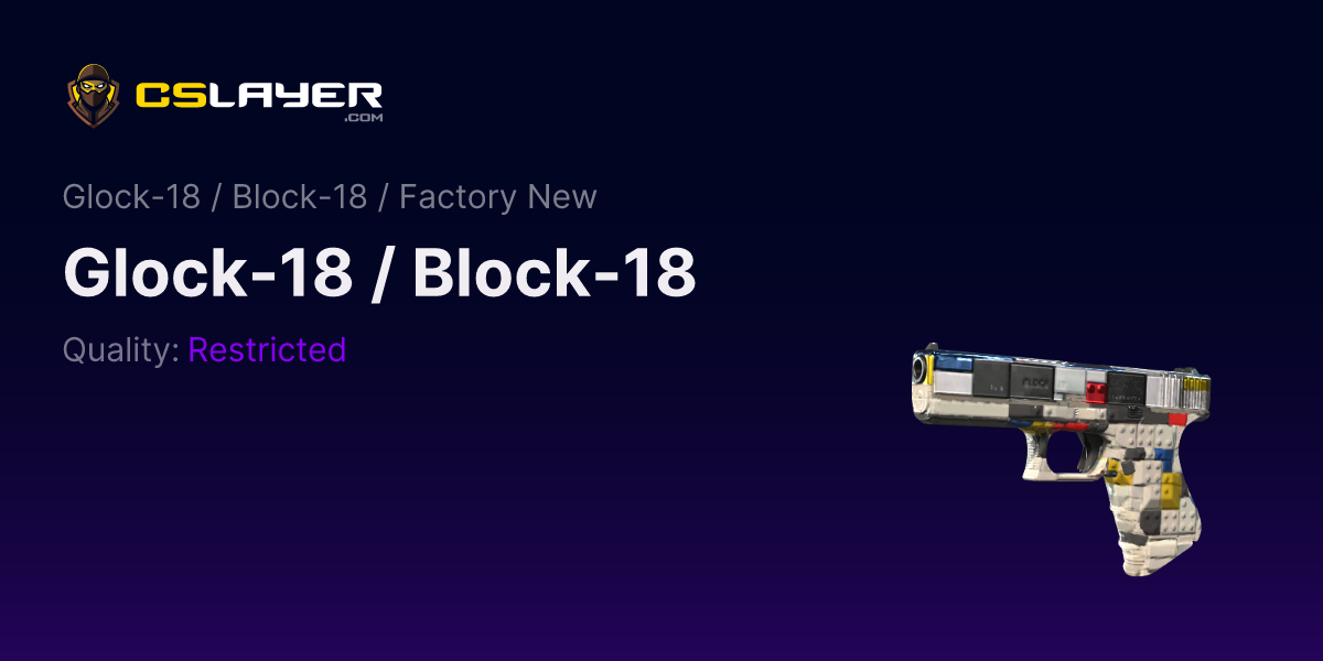 CSLayer - Glock-18 | Block-18 (Factory New)